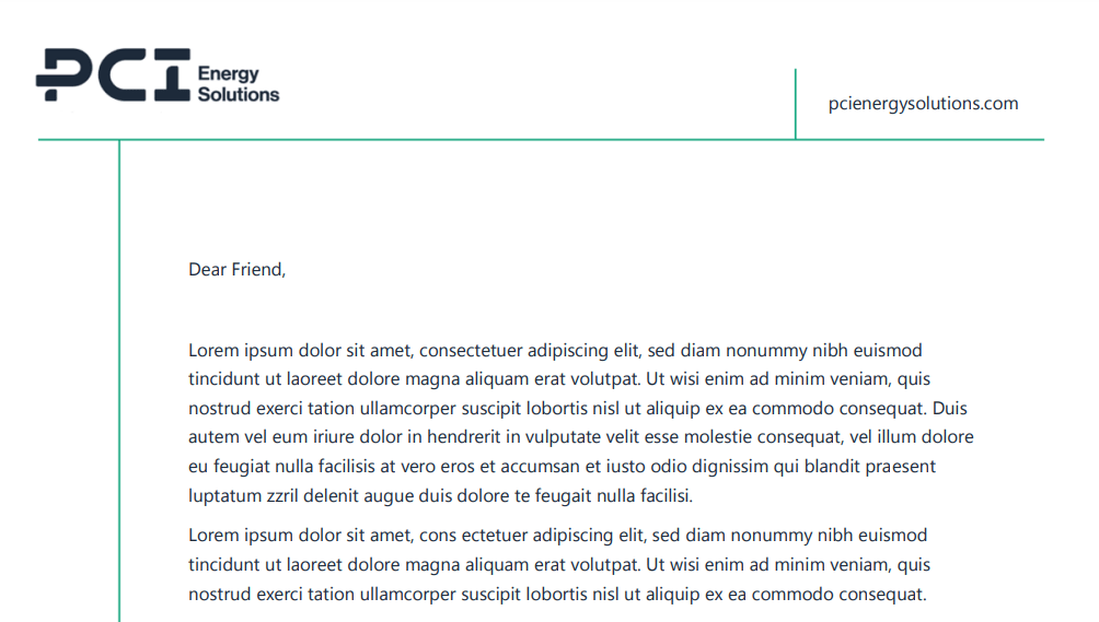 Stationery – PCI Brand Guidelines